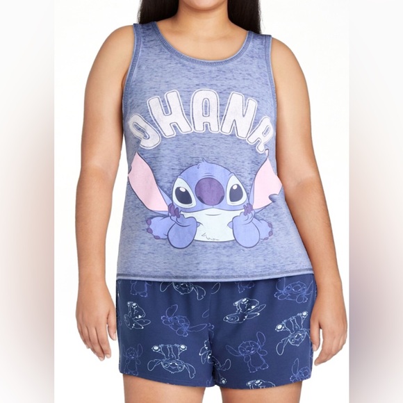 Disney | Intimates & Sleepwear | Disney Stitch Womens Tank Top And ...